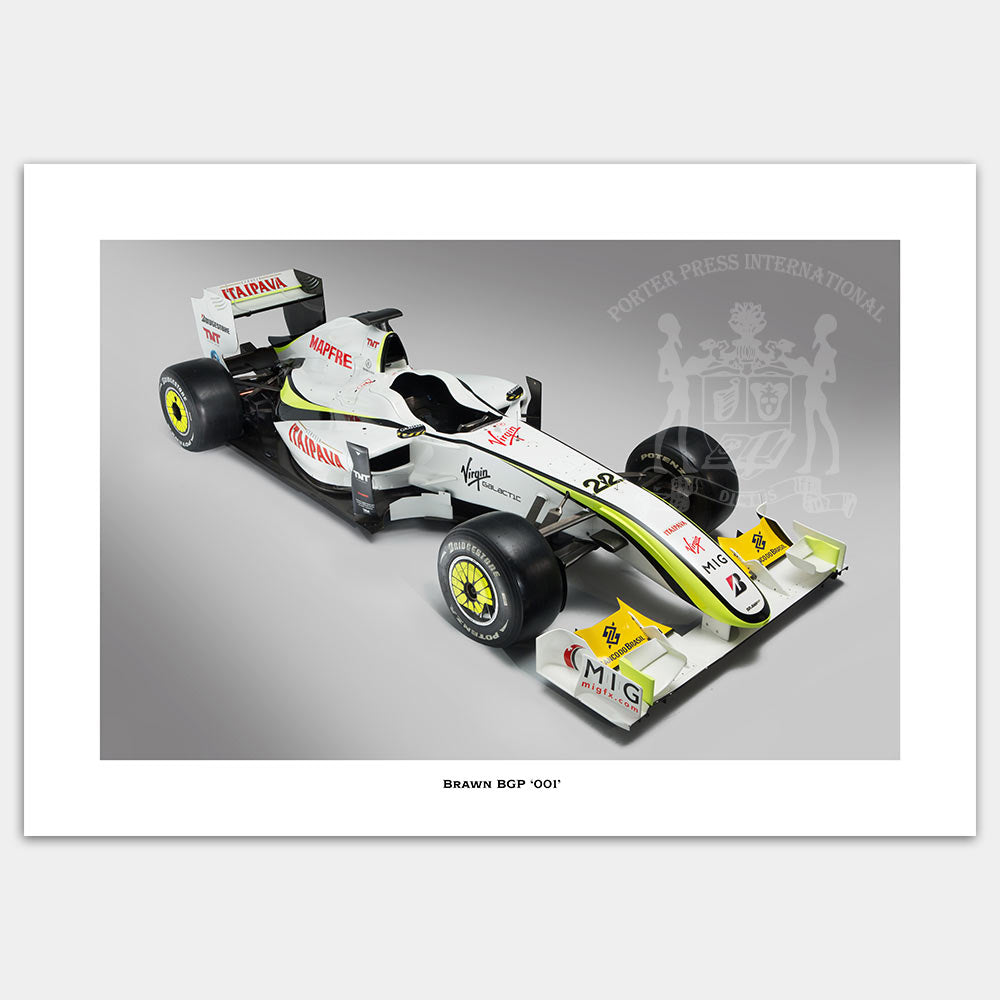 Brawn BGP '001' | Exclusive John Colley Print — Porter Press International